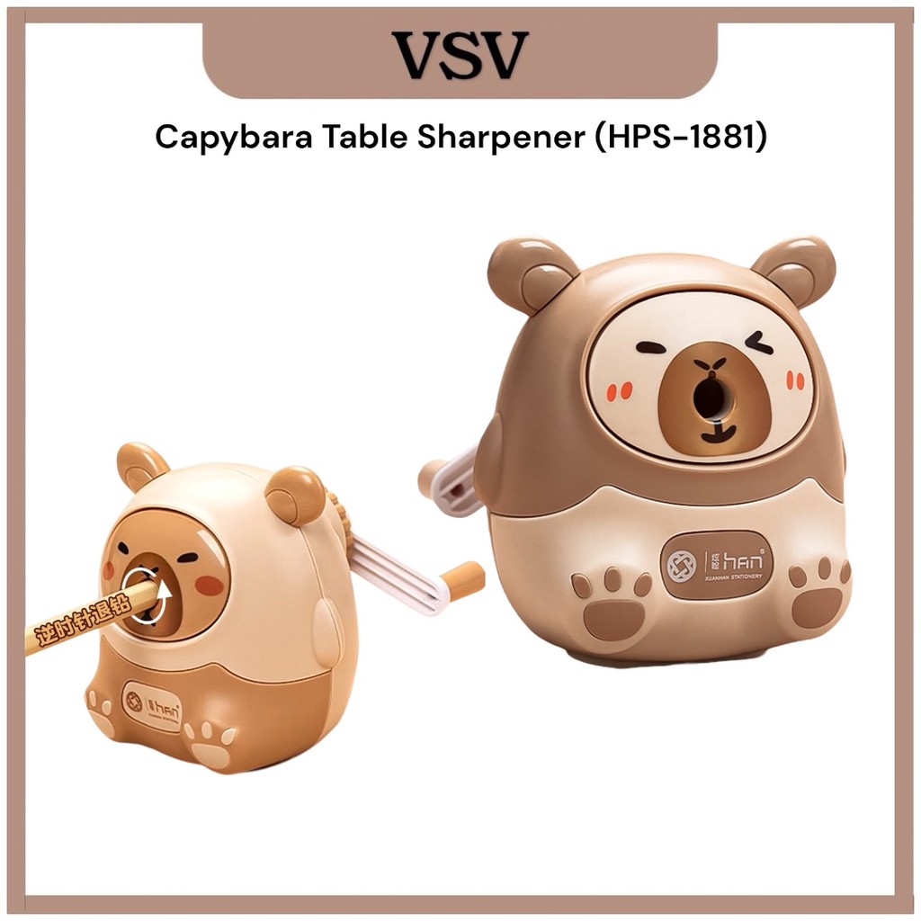 【READY STOCK】Cartoon Capybara Table Sharpener Cute Sharpener (HPS-1881 ...