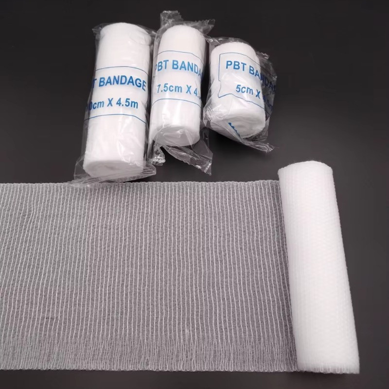 4.5m Elastic Bandages First Aid Kit Gauze Roll Adhesive Plasters Wound ...