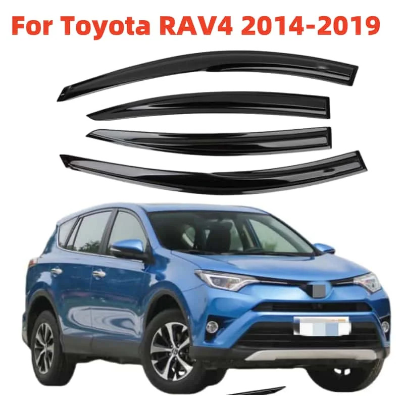 For Toyota RAV4 2014 2015 2016 2017 2018 2019 Window Visor Rain Guard ...