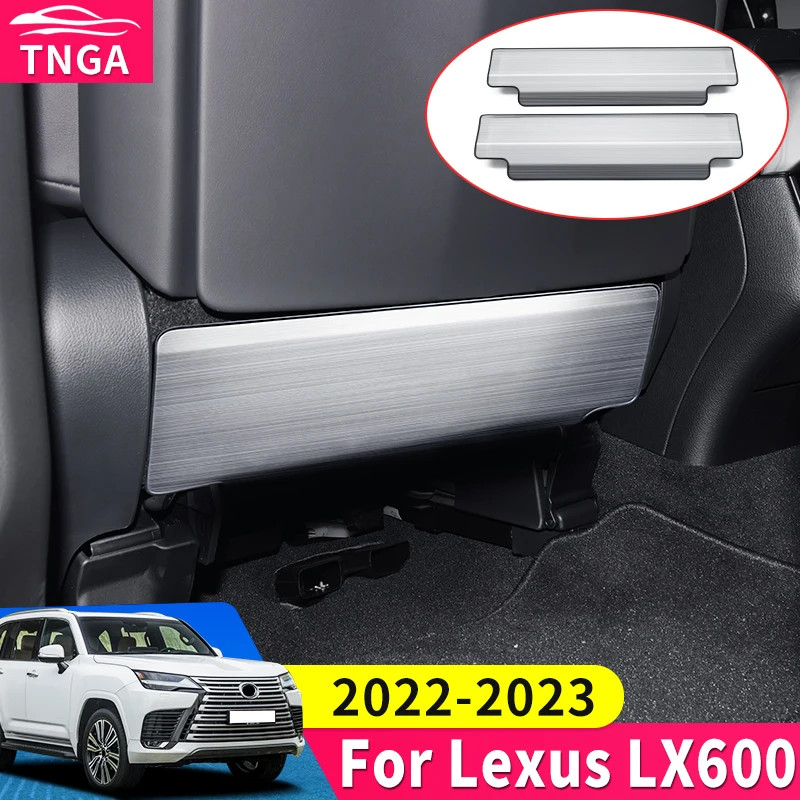 For Lexus LX600 Lx500d Stainless Steel Seat Protection Kick Plate ...