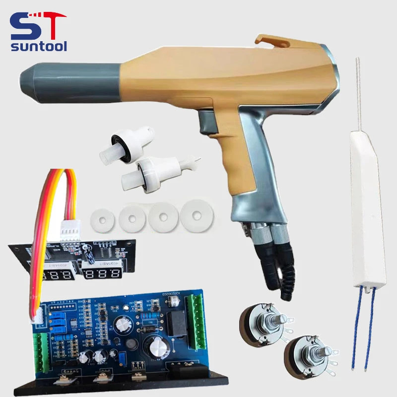 GM03 Powder Spray Gun Coating Gun Kit With PCB-GM03 Control circuit ...