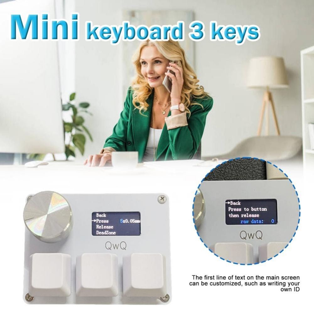 Sayobot O3C OSU Keypad Macro Mechanical Keyboard IPS Color Screen Knob sayodevice o3c Gaming ...