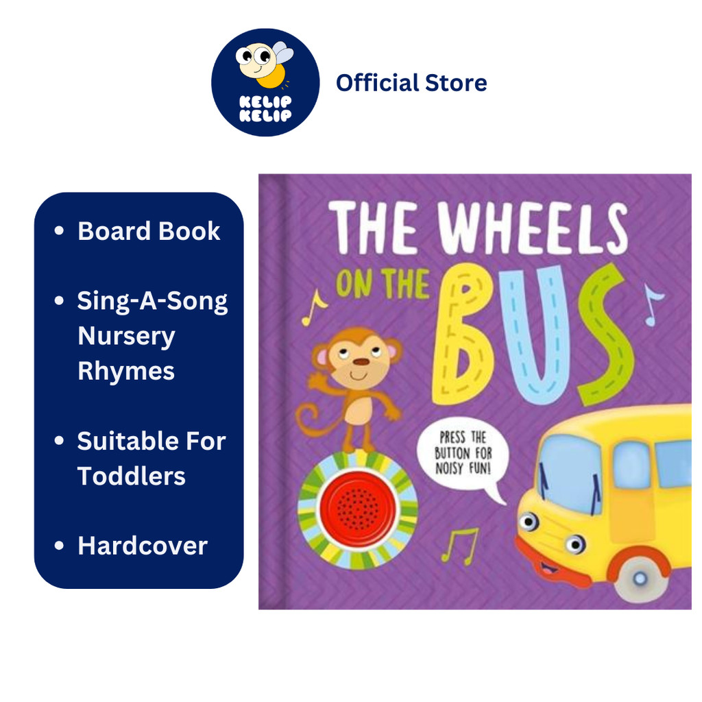 The Wheels On The Bus Sound Book For Toddlers To Sing Nursery Rhymes ...