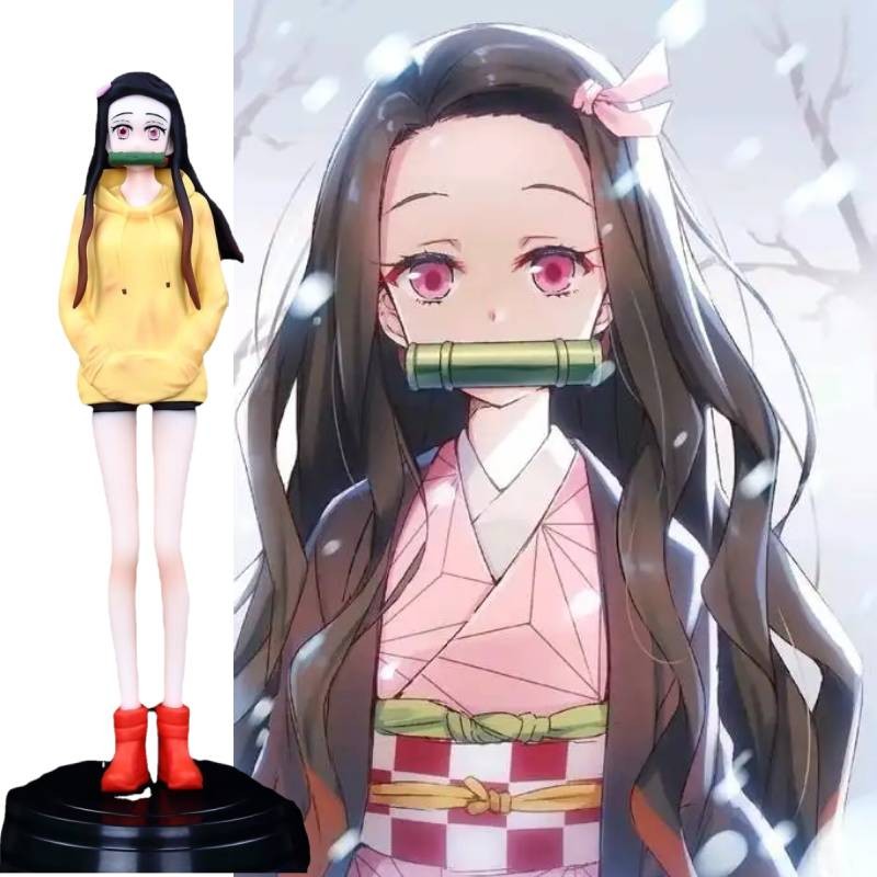 Nezuko Premium Standing Pose Anime Figure Pvc Model 19cm For Demon ...