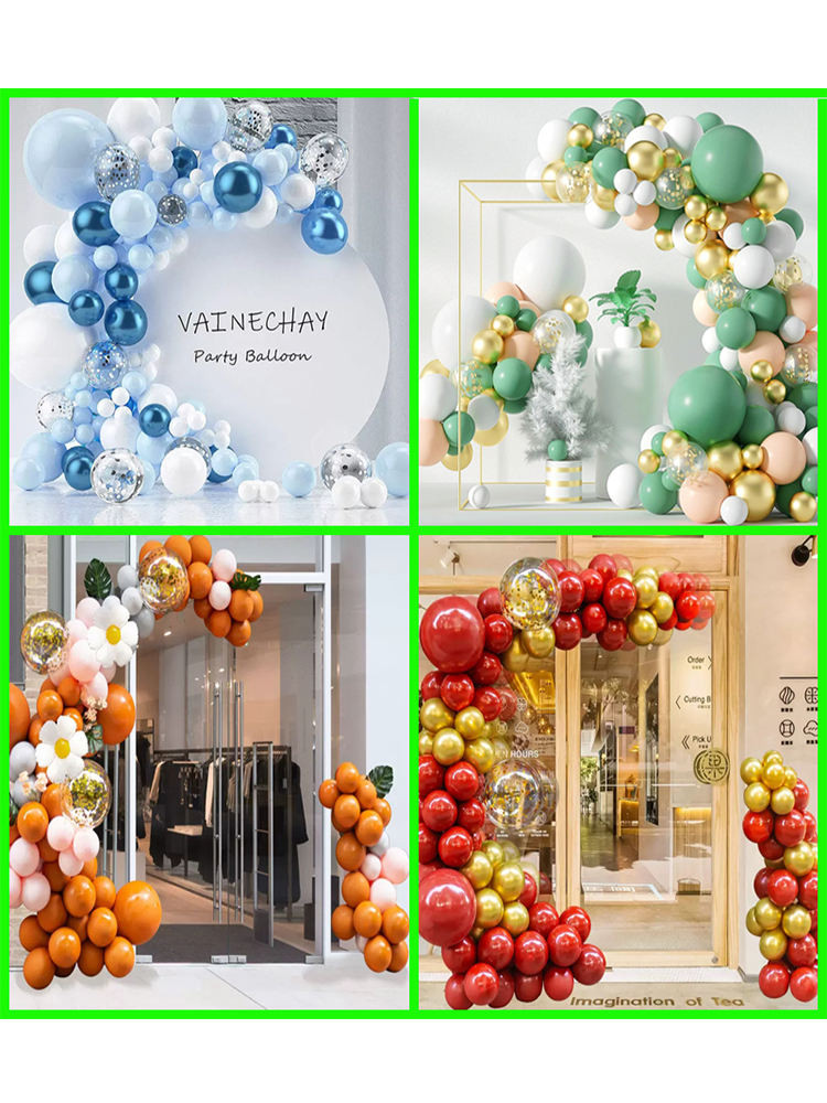 Opening Decoration//// Opening Birthday Balloon Half Arch Double Twelve ...