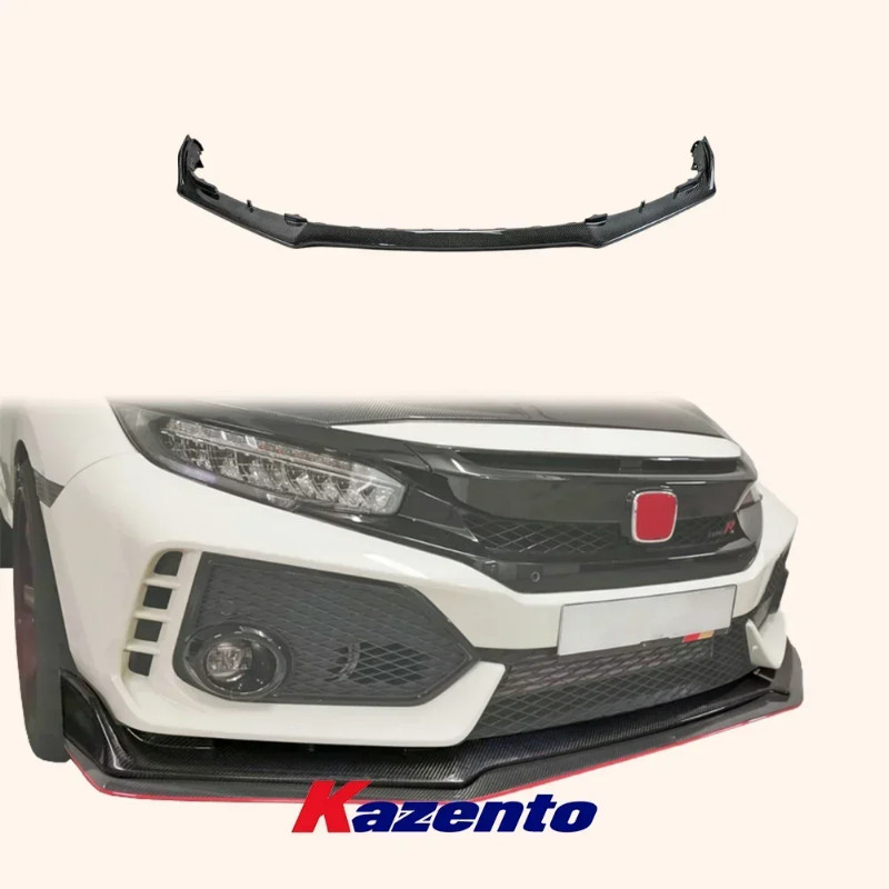 For Honda FK8 Civic Type-R OE Style Carbon Fiber Front Bumper Bottom ...