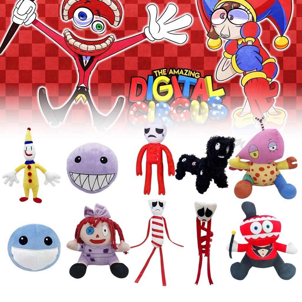 30cm The Amazing Digital Plushie Toy Circus Circus Animation Christmas ...