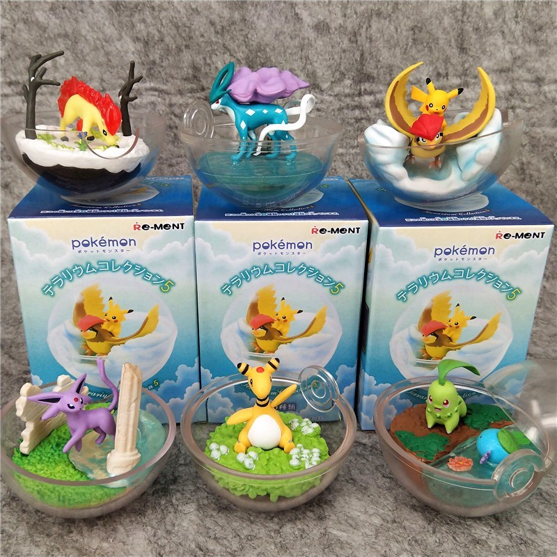 in stock Cute Pokemon Transparent pokeball Pikachu Surprise Action Mini ...