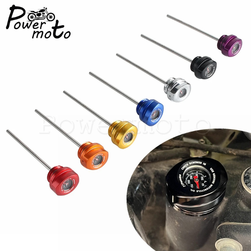 Motorcycle Oil Dipstick Temperature For Harley Road King FLHR Special ...