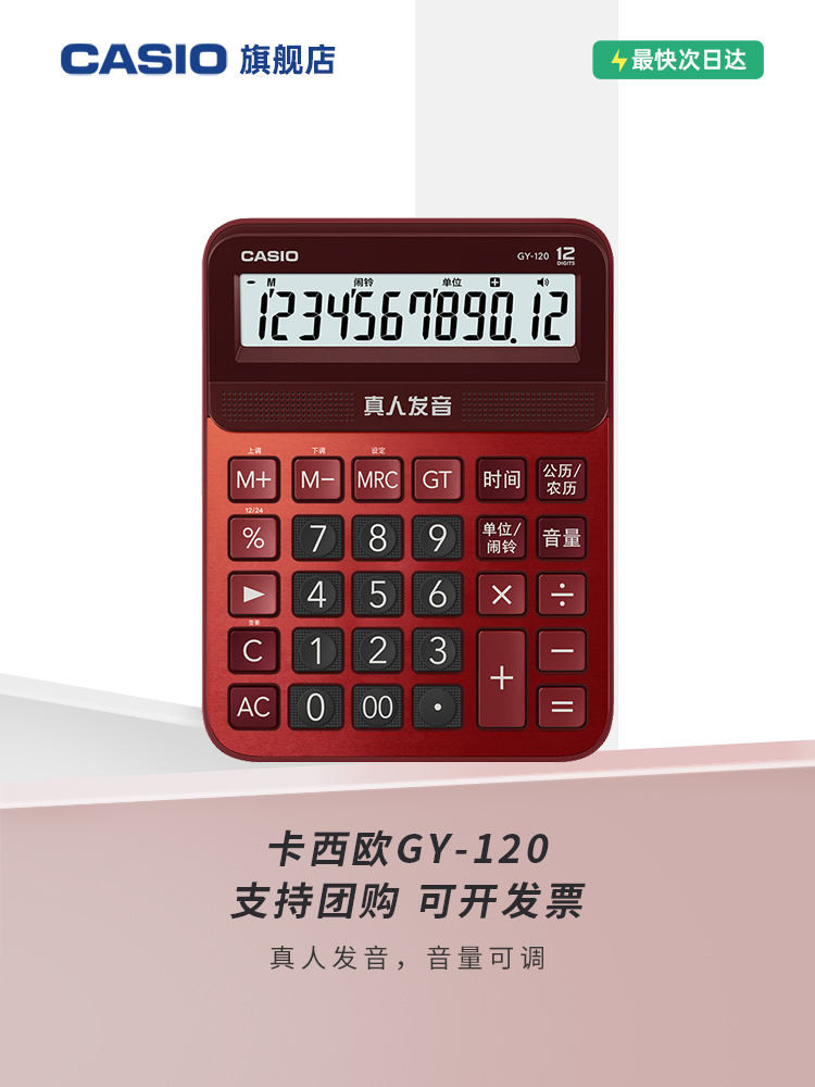 Casio Computer GY-120 Calculator Voice Human Pronunciation Large ...