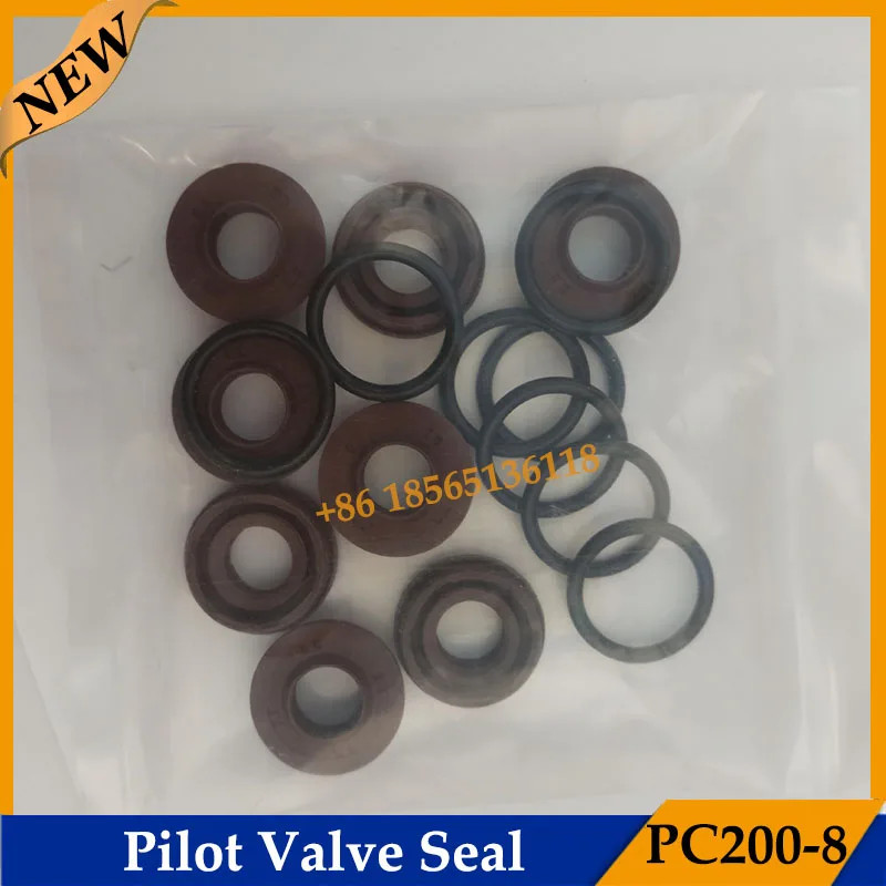 Factory Price PC200-8 Pilot Valve Seal Kit for Excavator PPC Joystick ...