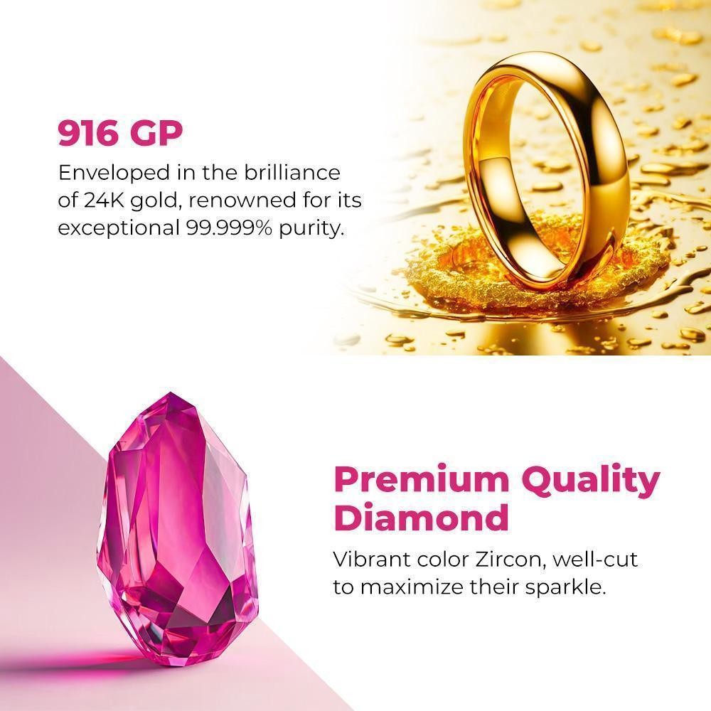 Emas Jaguar (5.31 g) GJ Gold Plated Rantai Tangan Gelang Tangan Bangle ...