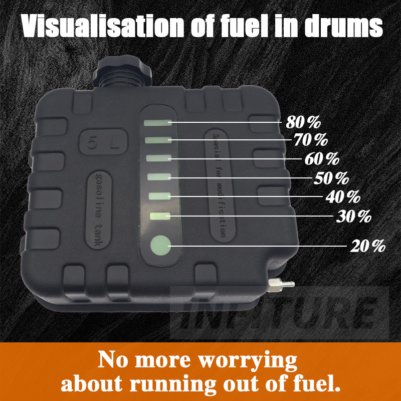 5L/8L Oil Storage Tank with Lid Air Diesel Heater Fuel Tank Sturdy Leak ...