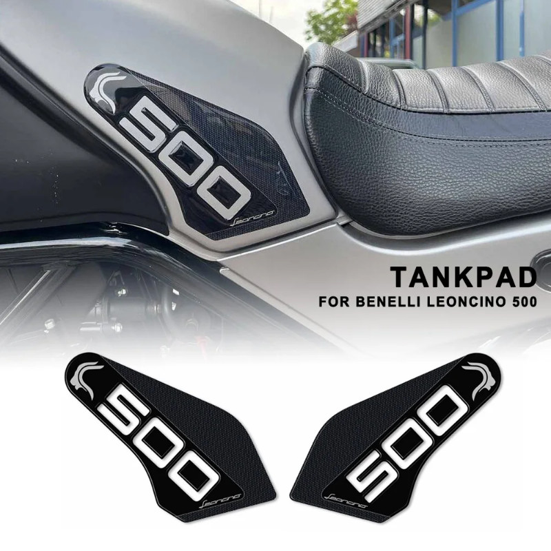 Motorcycle Fuel Tank Pads For Benelli Leoncino 500 Knee Grips Anti-slip ...
