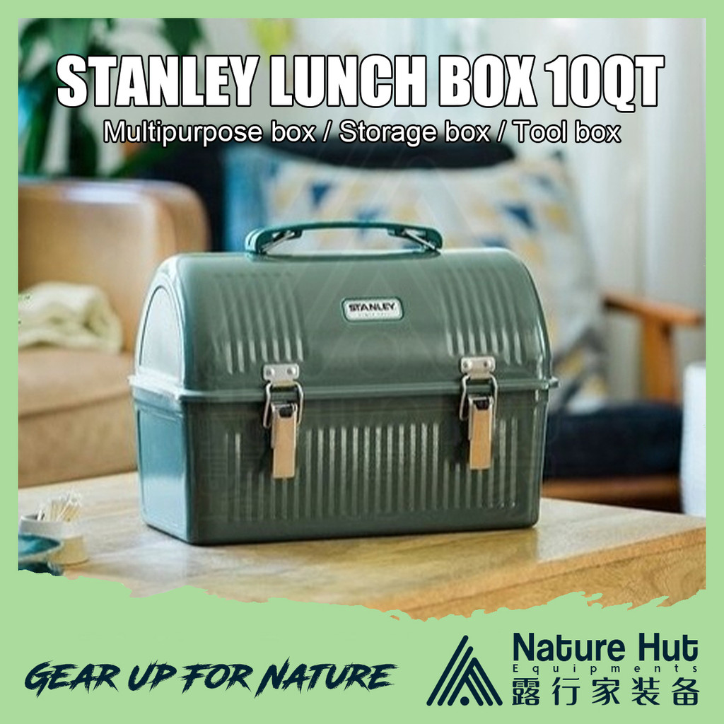 Stanley Lunch Box 10QT Lunchbox Storage Vintage Metal Kitchen Food ...
