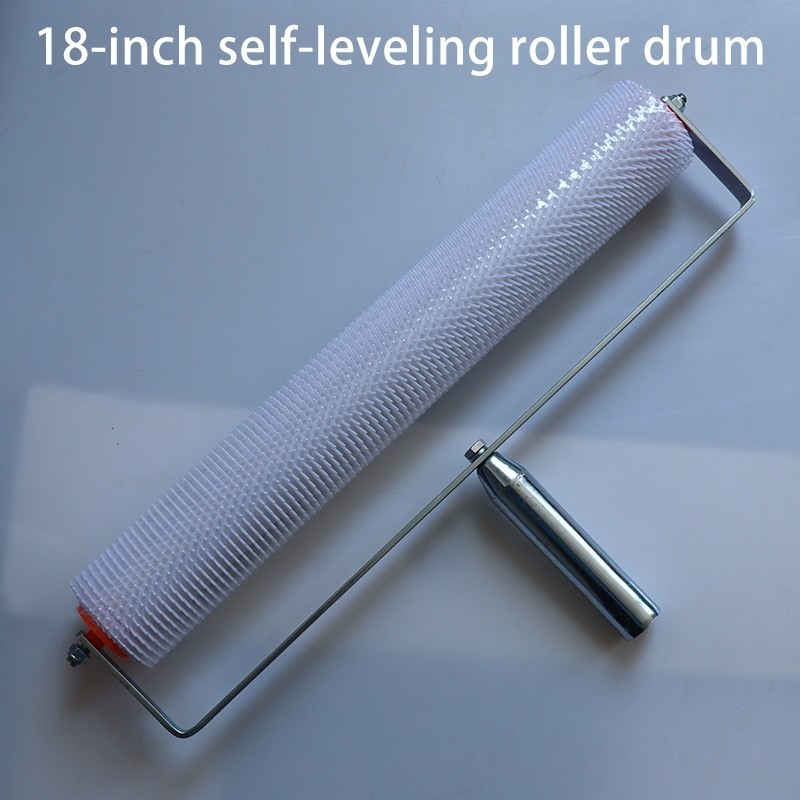 Cement Self-leveling Tool Set, Epoxy Floor Coating Roller with Self ...