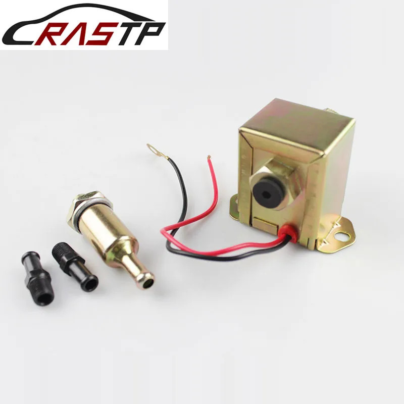 RASTP-1 Set Electric 12V Low Pressure Fecet Red Top Square Fuel Pump ...