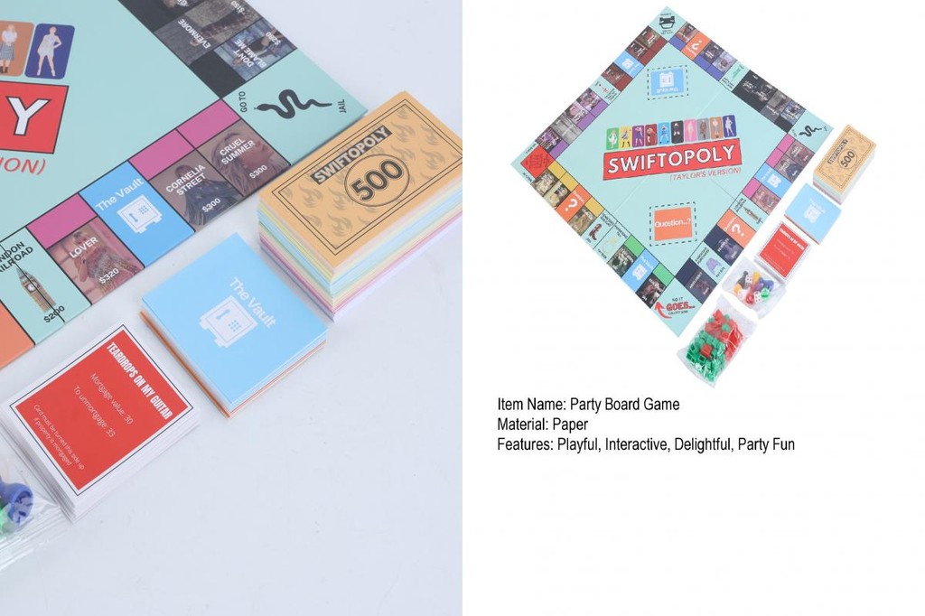 Star Board Game Music Themed Party Game Musical Star Themed Board Game ...