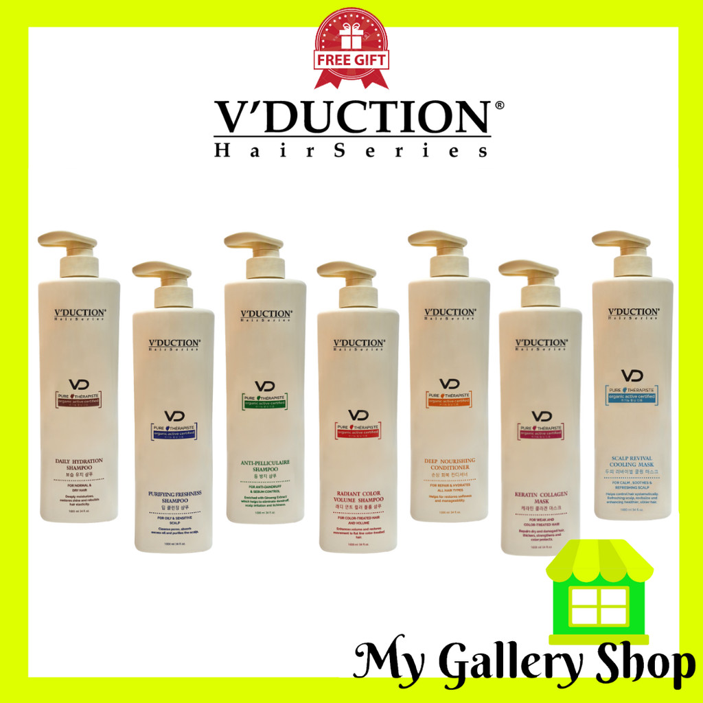 V'duction Pure Therapy Organic Daily Shampoo/Deep Purifying/Anti/Color/Volume/Conditioner/Mask ...