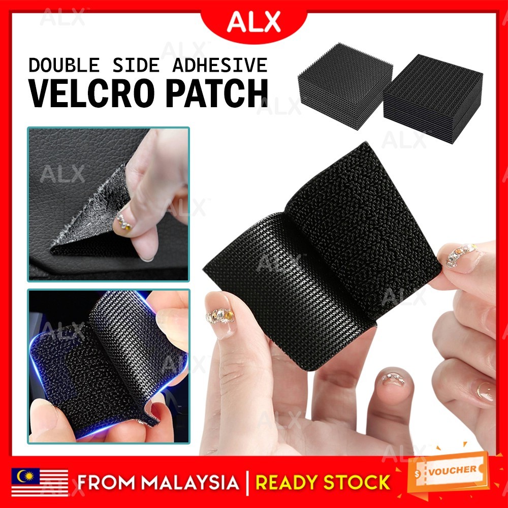 ALX 4set Anti Slip Double Sided Magic Tape Velcro Tape Magic Sticker ...