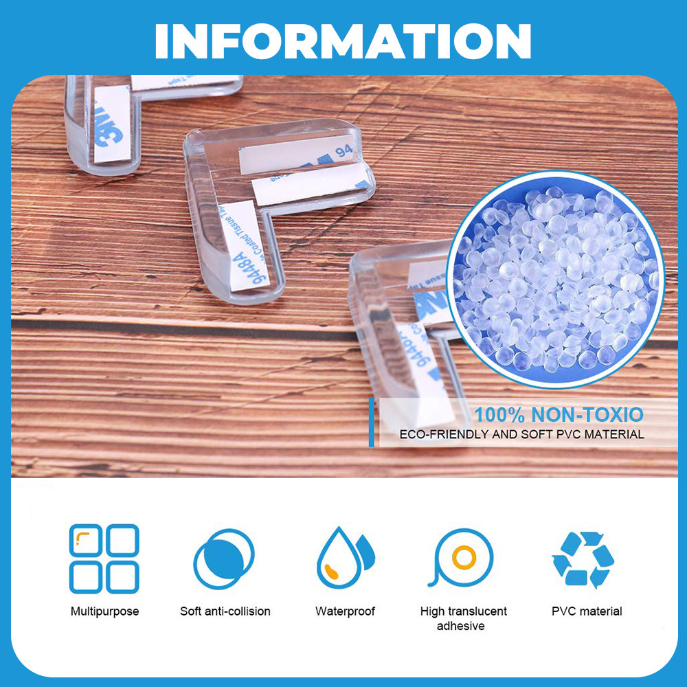 [1PC] Innohut Transparent Edge Protector Corner Protector Table Edge ...