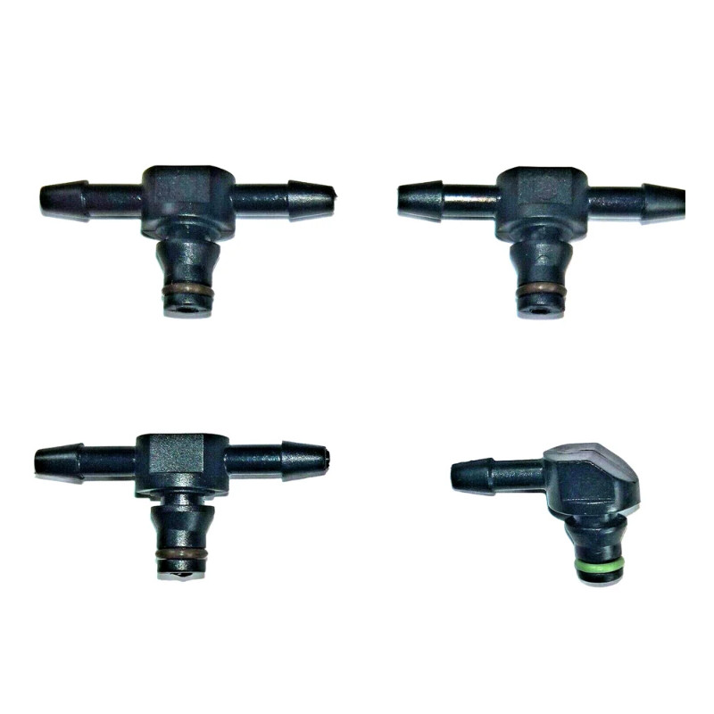 4Pcs Common Rail Diesel Fuel Injector Return Pipe Connector For Bosch ...
