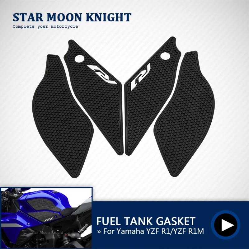 For Yamaha YZF R1 R1M YZFR1 YZF-R1 2020 - 2021 Motorcycle tank Rubber ...