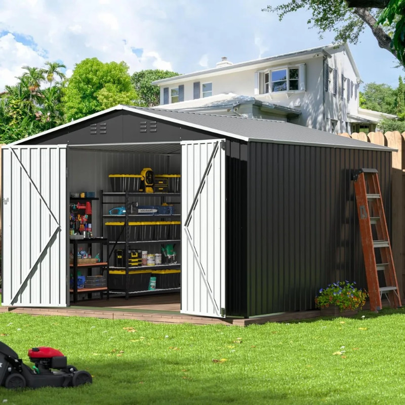 Outdoor Storage Shed Garden Shed with Updated Frame Structure and ...