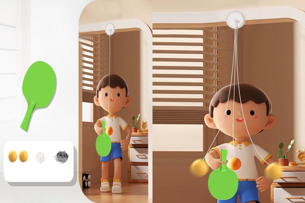 PA| Easy Storage Ping Pong Set Compact Ping Pong Kit Portable Table ...