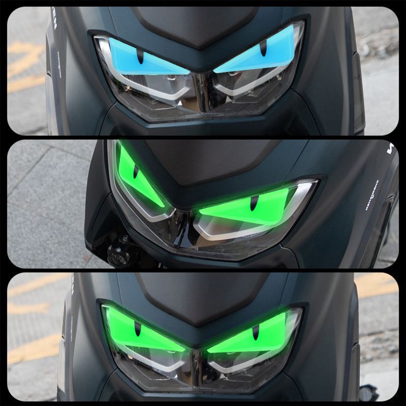 [ Featured ] Luminous Devil Eye Stickers - Electric Vehicle Decorative ...