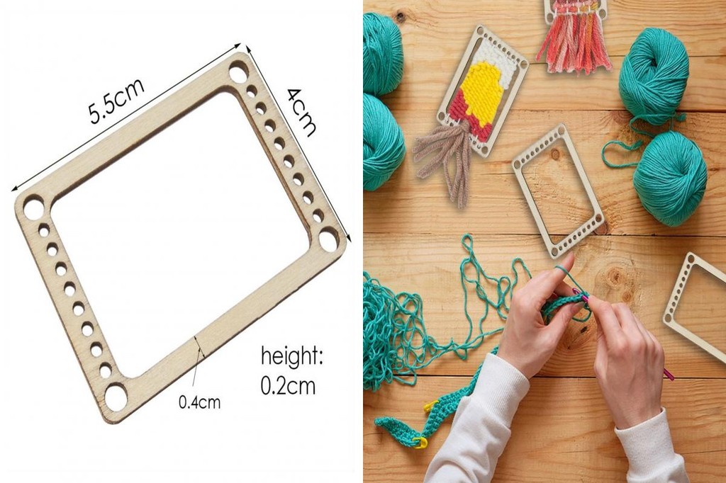 Wooden Weaving Loom Creative Weaving Board Hand Weaving Loom Kit for ...