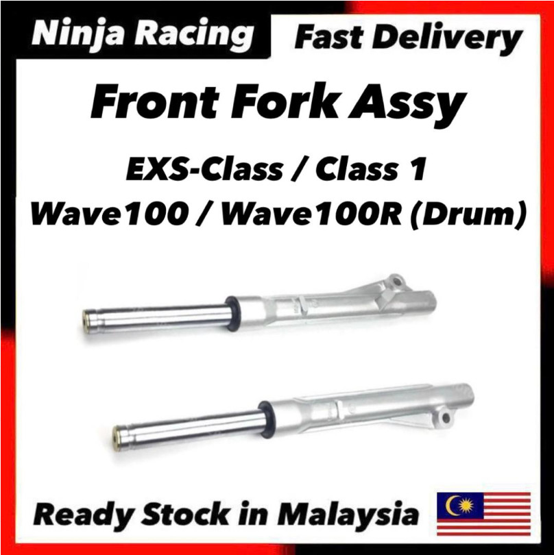 Front Fork Assy Honda Wave100 Wave100R Wave 100 100R No Disc EX5 Class ...