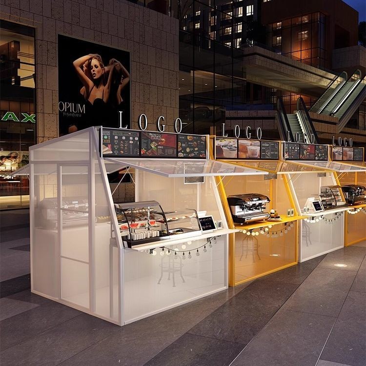 Outdoor Internet Celebrity Stalls, Wrought Iron Art Commercial Street ...