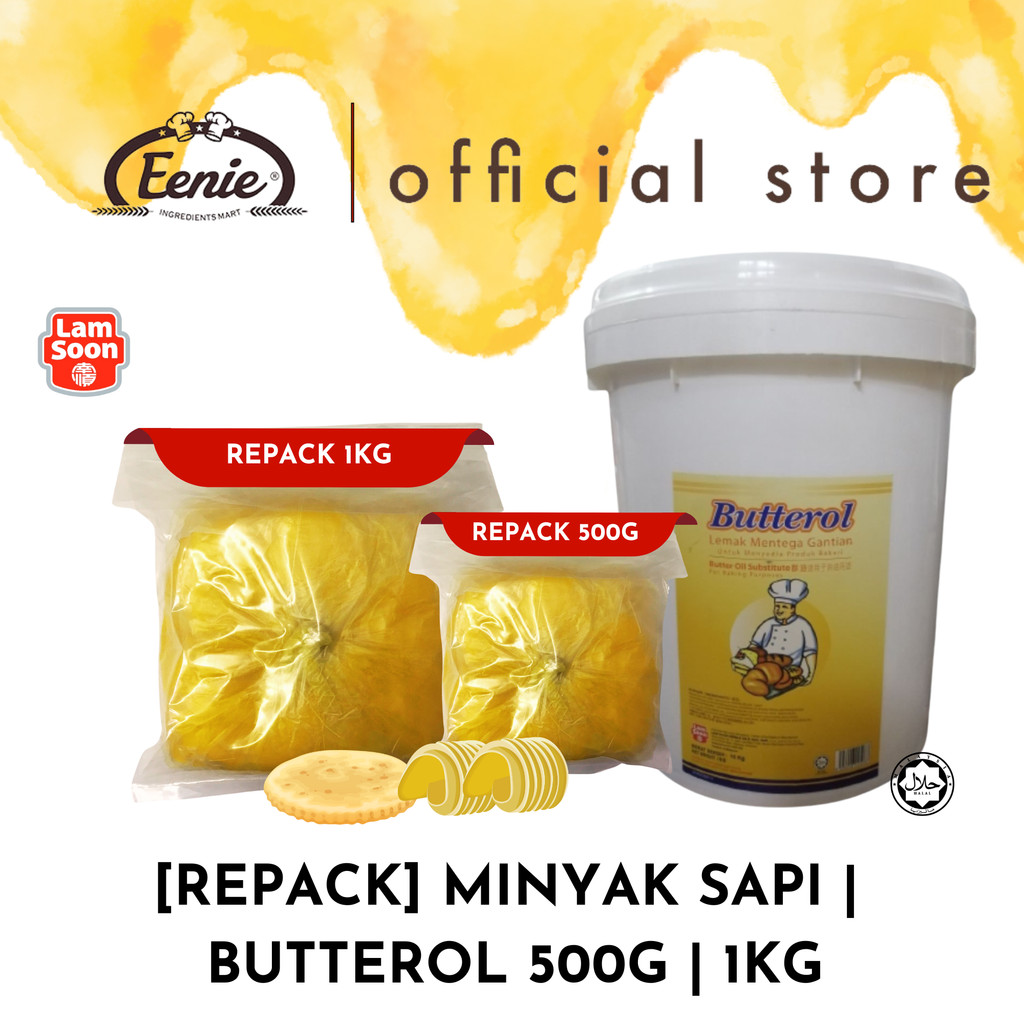 [REPACK] LAM SOON MINYAK SAPI | BUTTEROL | 500G| 1KG | HALAL | Shopee ...