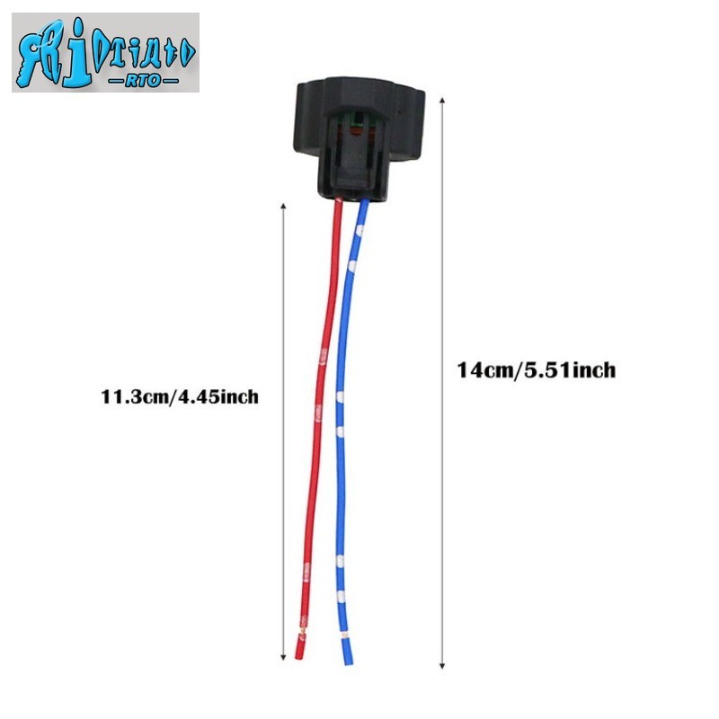 2pcs H11 Original Type Headlight Bulb Socket Female Adapter Wiring ...