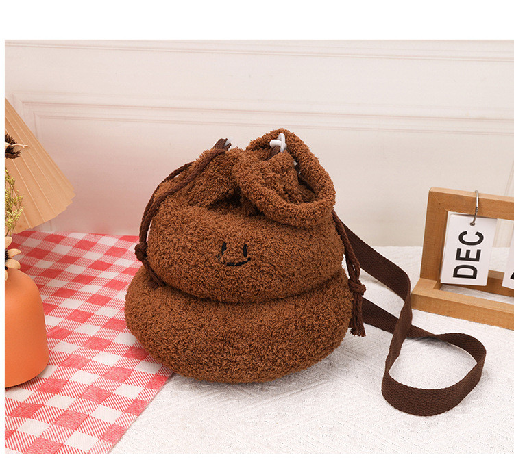 Cartoon New Creative Poop Handheld Diagonal Cross Bag, Cute and ...