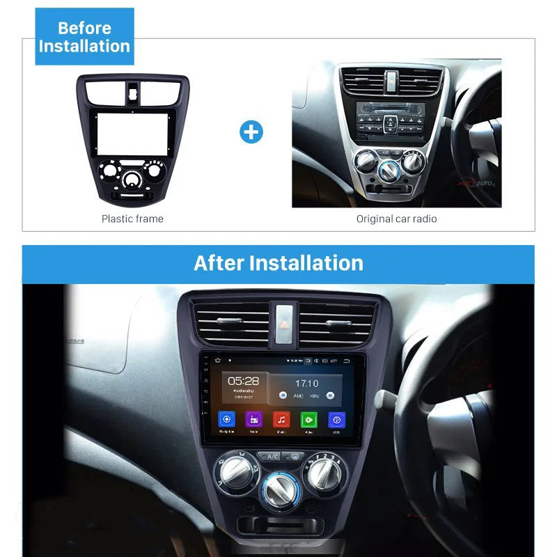 (8GB+128GB Qled ) Evean 9" Octa Core 360 Car Android Player For Perodua ...