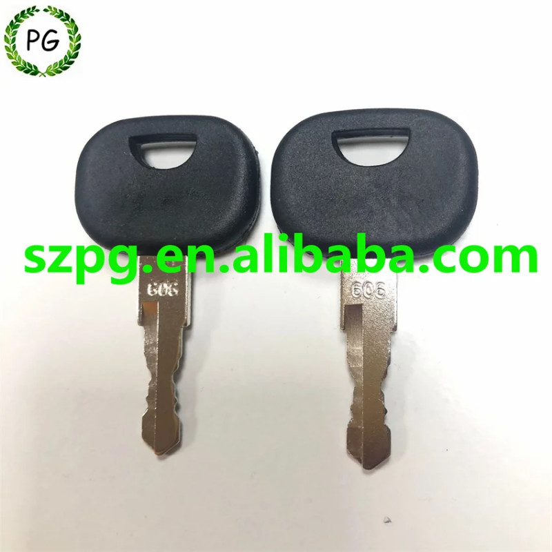 2 PCS 606 Ignition Key For Liebherr John Deere Track Loader Heavy ...