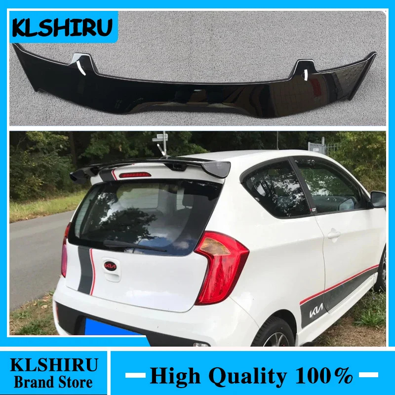 For KIA Morning Picanto Spoiler ABS Plastic Hatchback Universal Roof ...
