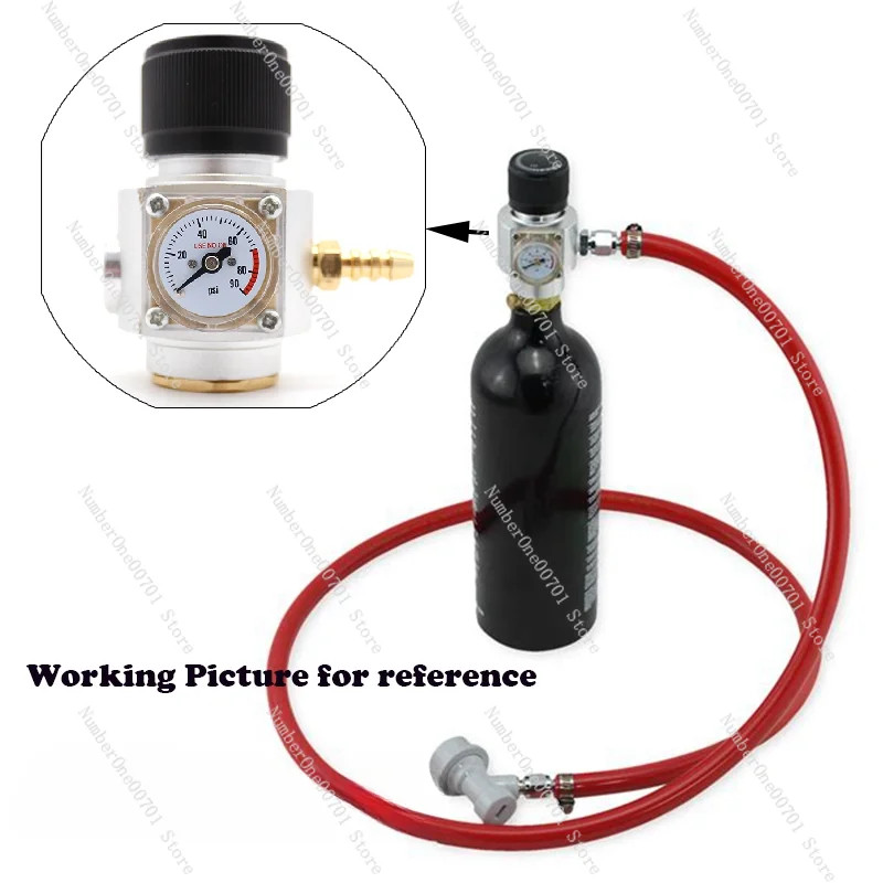 Carbon Dioxide Decrement Gauge CO2 Gas Meter Tr21 * 4 Screw Teeth CO2 ...