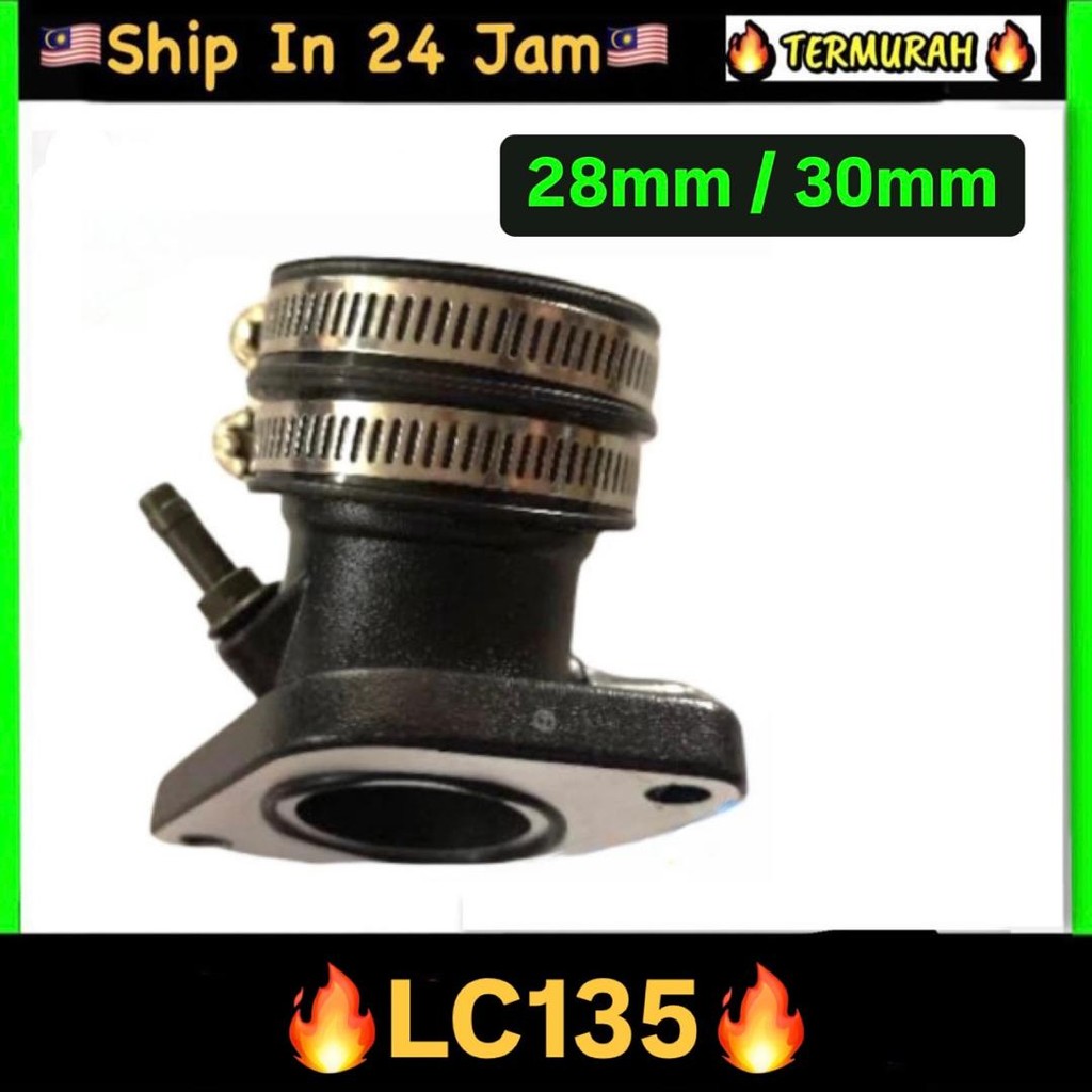 INTAKE PIPE RACING YAMAHA LC135 LC 135 135LC 28MM 28 / 30 30MM NSR ...