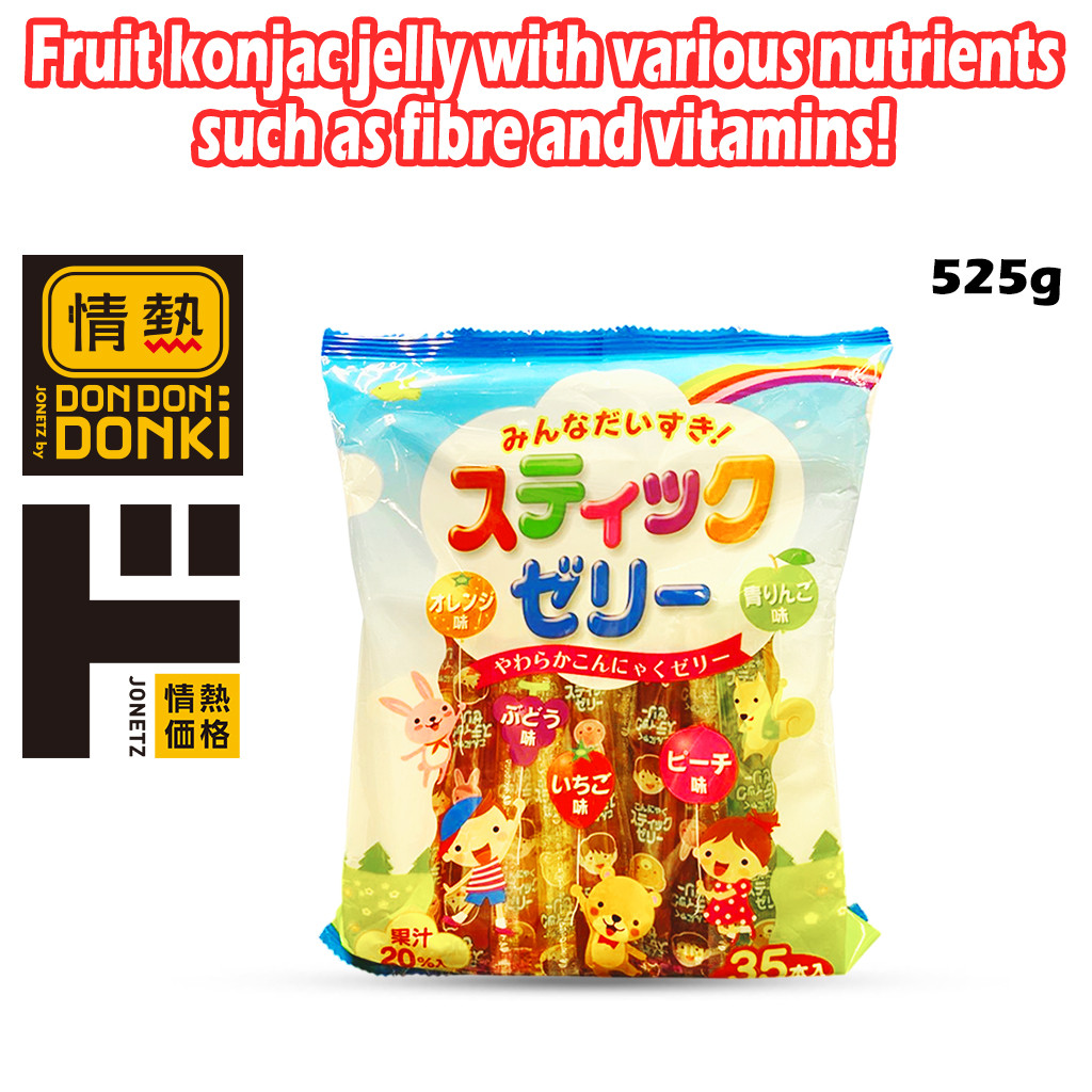 [DONKI] Jonetsu Kakaku Assorted Konjac Jelly Stick 525g | Shopee Malaysia