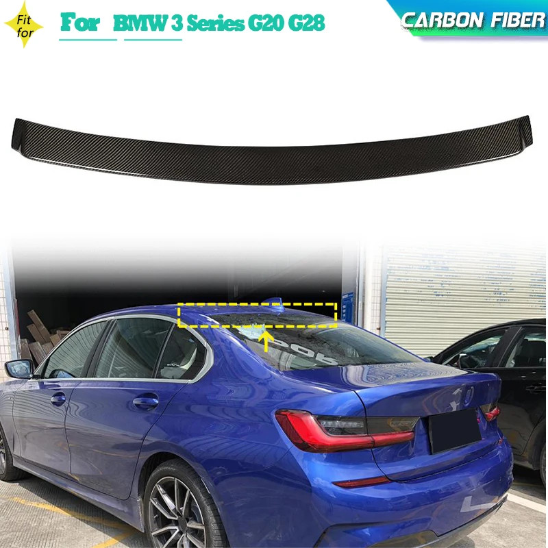 Carbon Fiber Car Rear Roof Spoiler Wings for BMW 3 Series G20 G28 Sedan ...