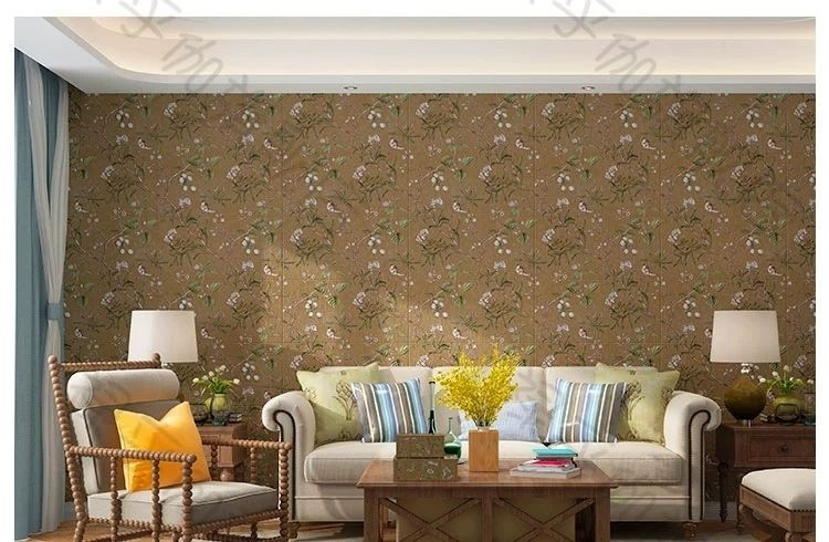 New Elegant No Trace Thickened 3D Carve Flower Wall sticker 70 x 70cm ...