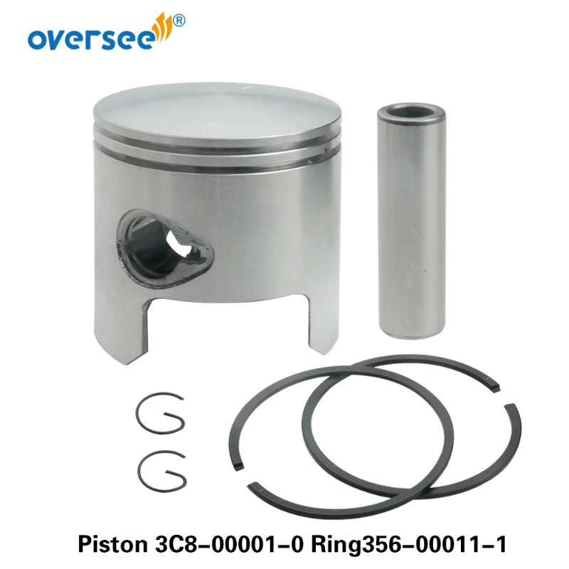 3C8-00001 STD Piston Set With Ring For Toahtsu Outboard Motor 2T M40D ...