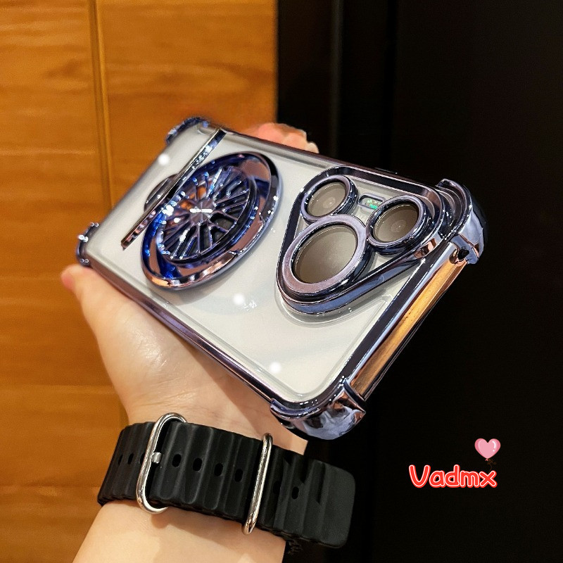Funny Rotating Gyro Stand Phone Case For Huawei Pura 70 Pro Ultra P60 P50 P40 P30 Pro Honor ...