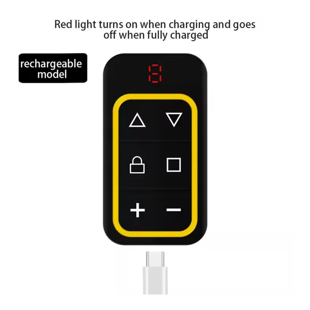 8-Channel Remote Control 300-915mhz Rechargeable Full-Frequency Copy ...