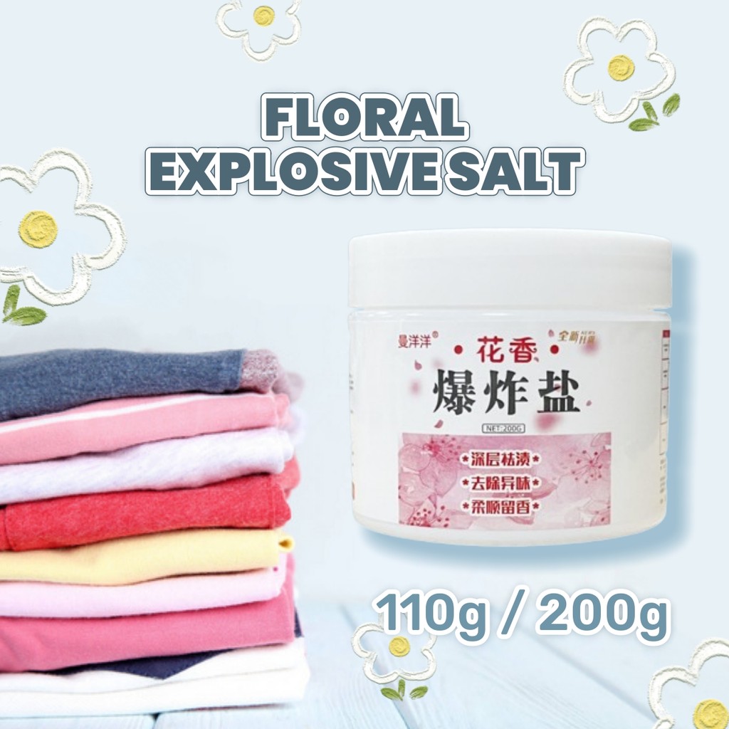 Floral Fragrance Explosive Salt Yellow Stain Remover Washing Whitening ...