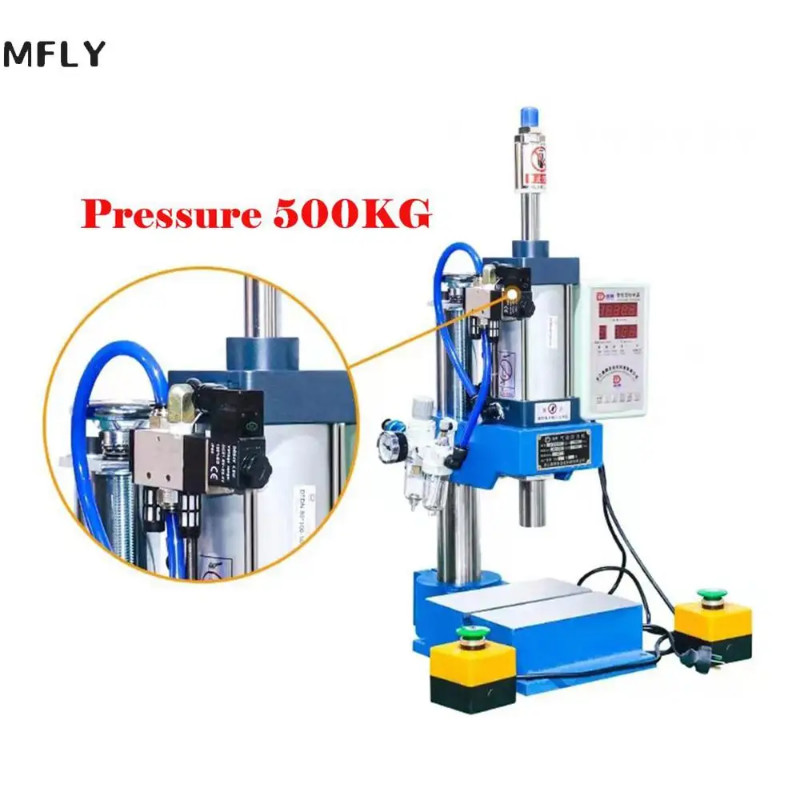 Pneumatic Punching Machine 500KG Column Manual Pneumatic Press Small ...