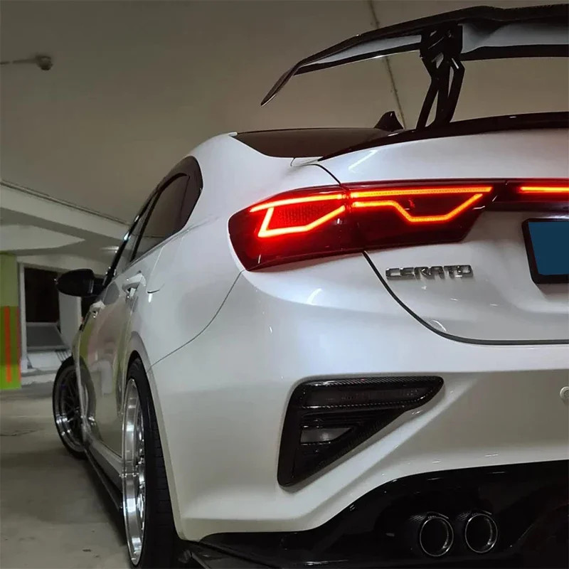 Glossy Black Spoiler for Kia Cerato GT Forte Sport K3 2019 20 21 23 ...